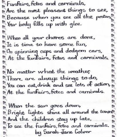 POETRY COMPETITION ENTRIES